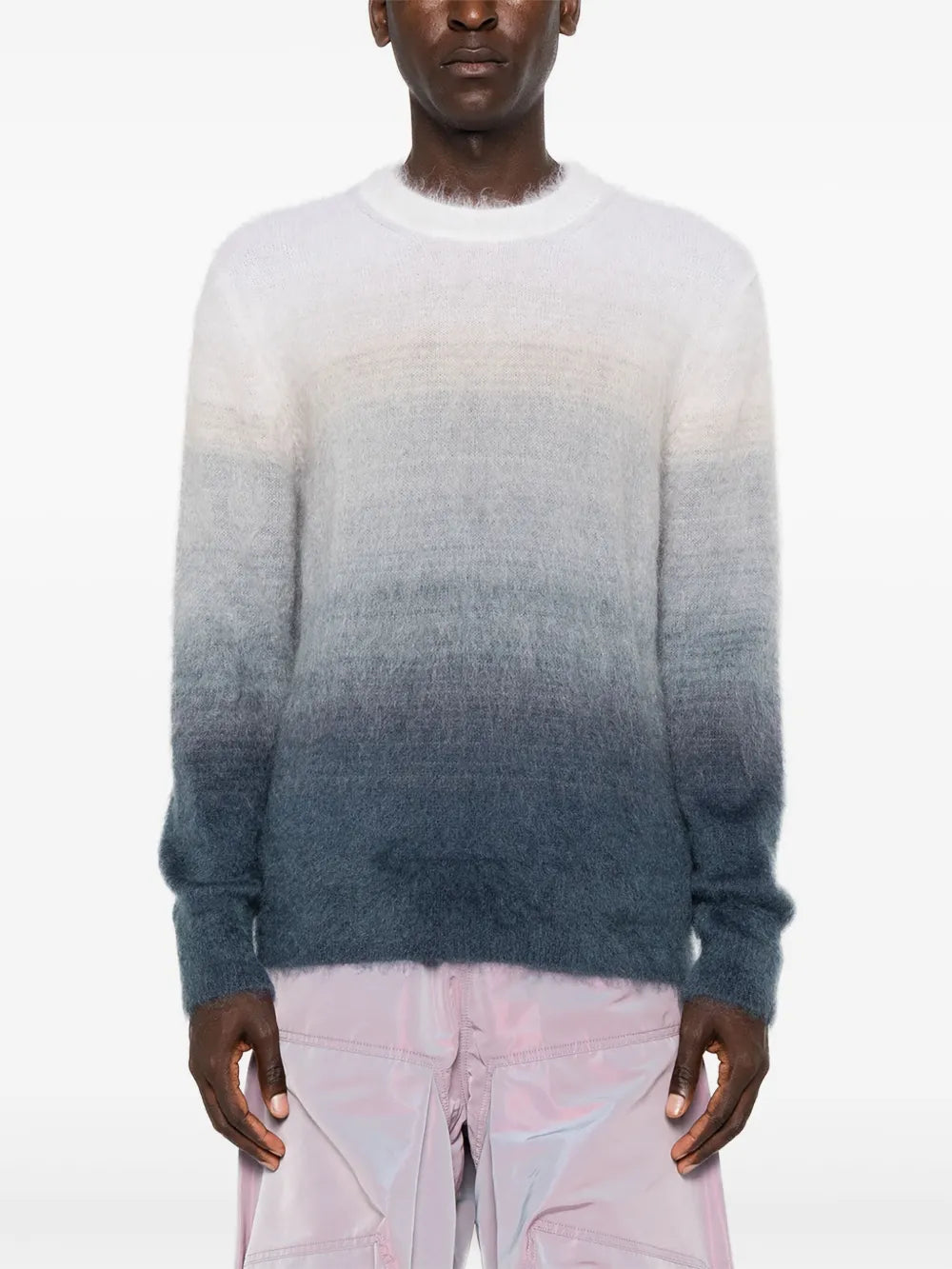OFF-WHITE MOHAIR GRADIENT ARROWS LOGO SWEATER – TheLuxeLend
