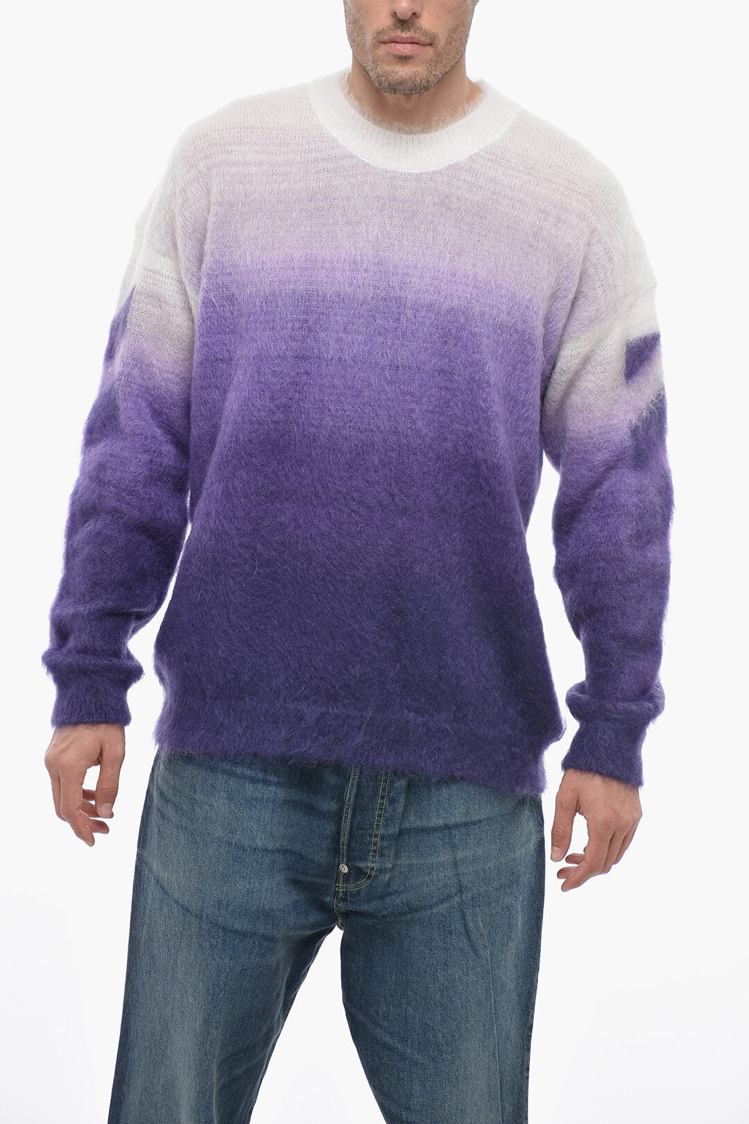 OFF-WHITE DEGRADE MOHAIR ARROWS LOGO SWEATER – TheLuxeLend